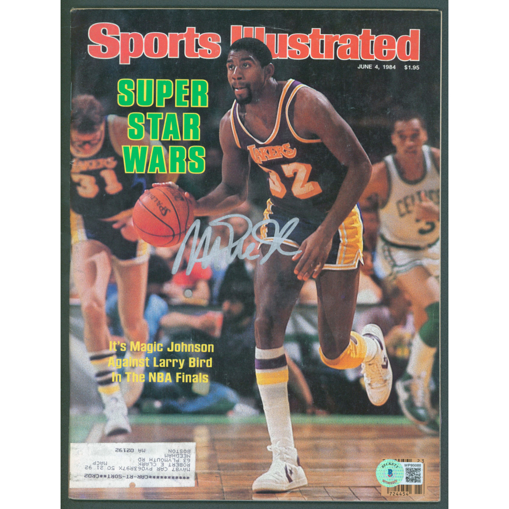 Magic Johnson Signed 1984 "Sports Illustrated" Magazine (Beckett) | Pristine Auction