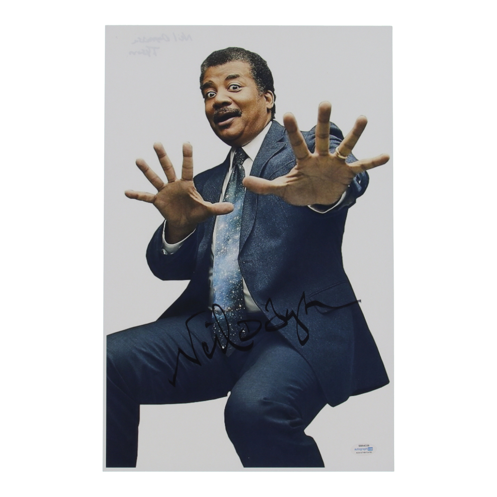 Neil deGrasse Tyson Signed 11x17 Photo (AutographCOA) | Pristine Auction