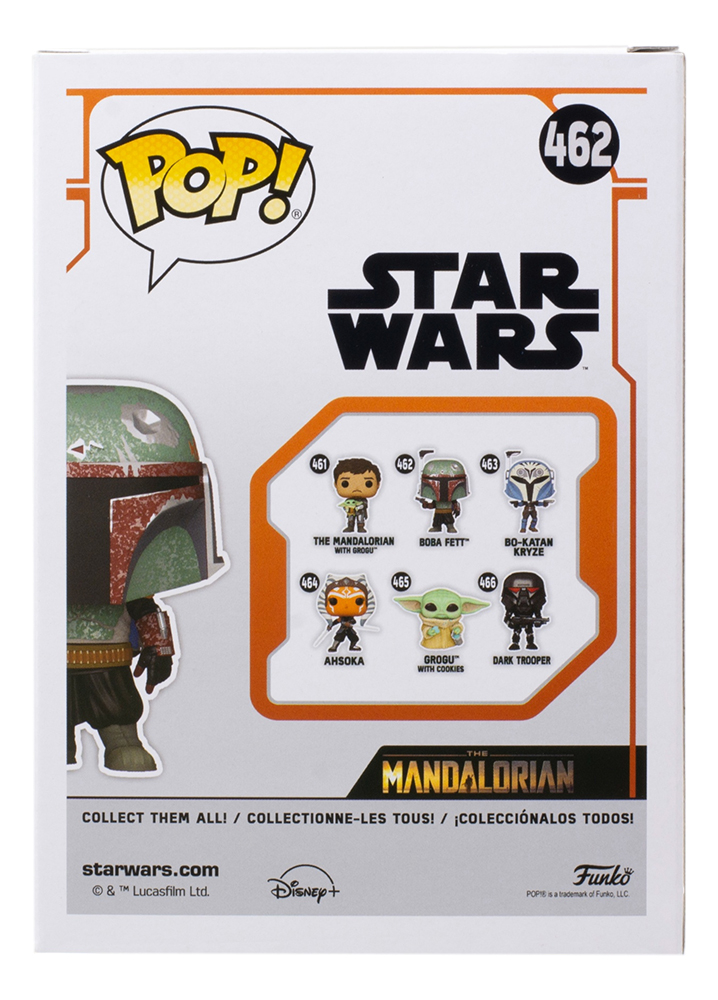 "Star Wars" The Mandalorian #462 Boba Fett Funko Pop! Vinyl Figure ...