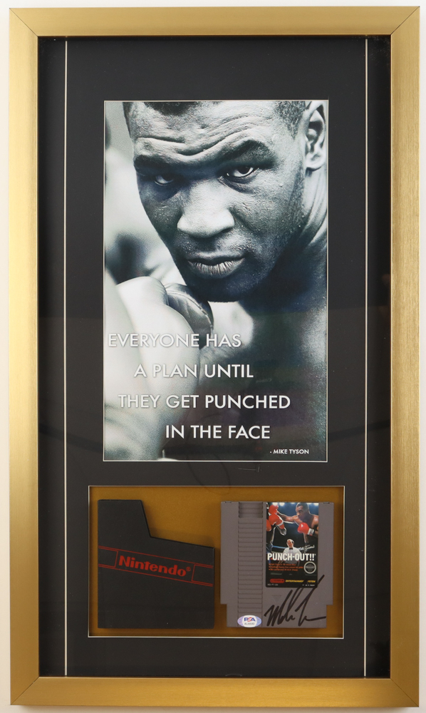 Mike Tyson Signed 1987 "Punch-Out!!" Nintendo Video Game Custom Framed ...