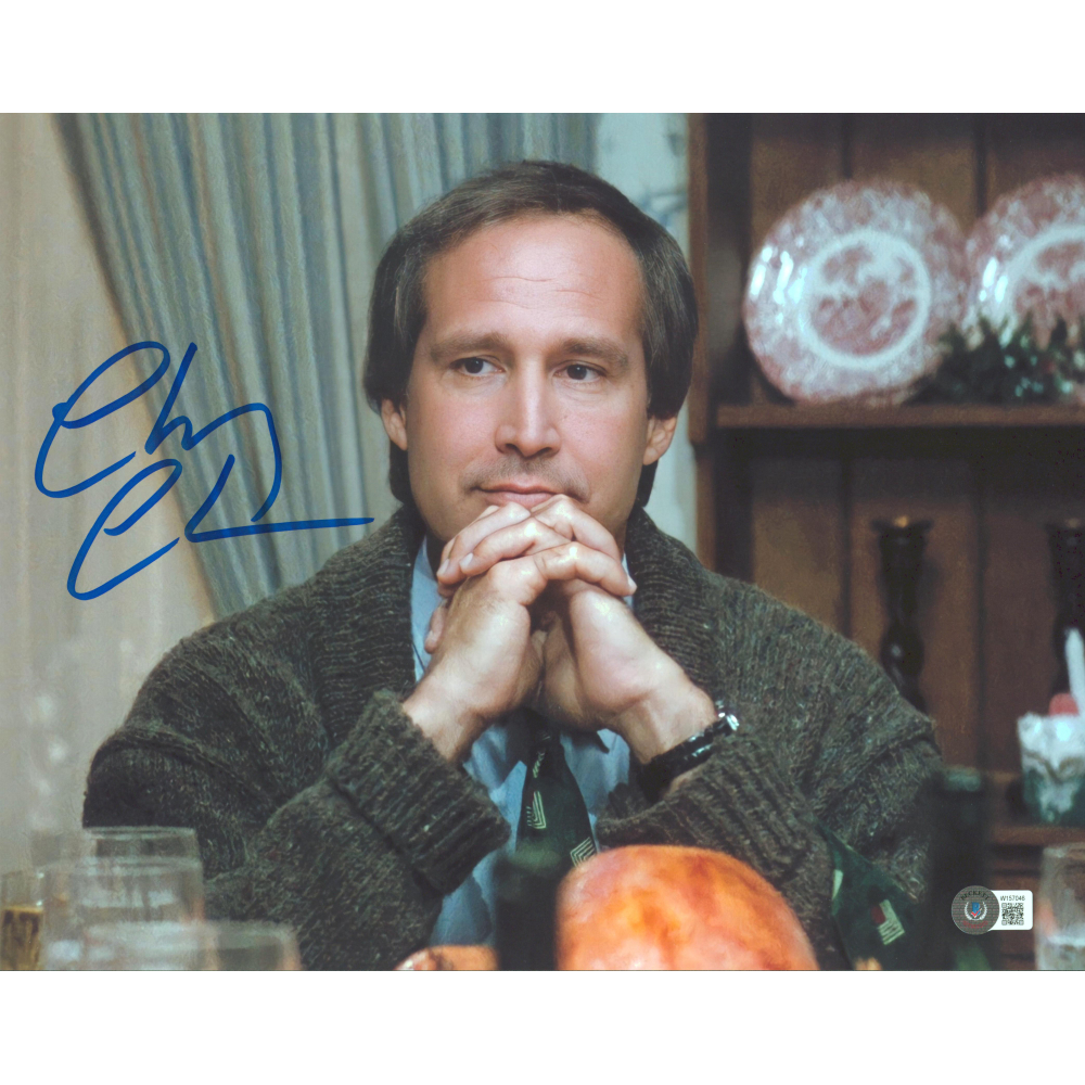 Chevy Chase Signed "National Lampoon's Christmas Vacation" 11x14 Photo ...