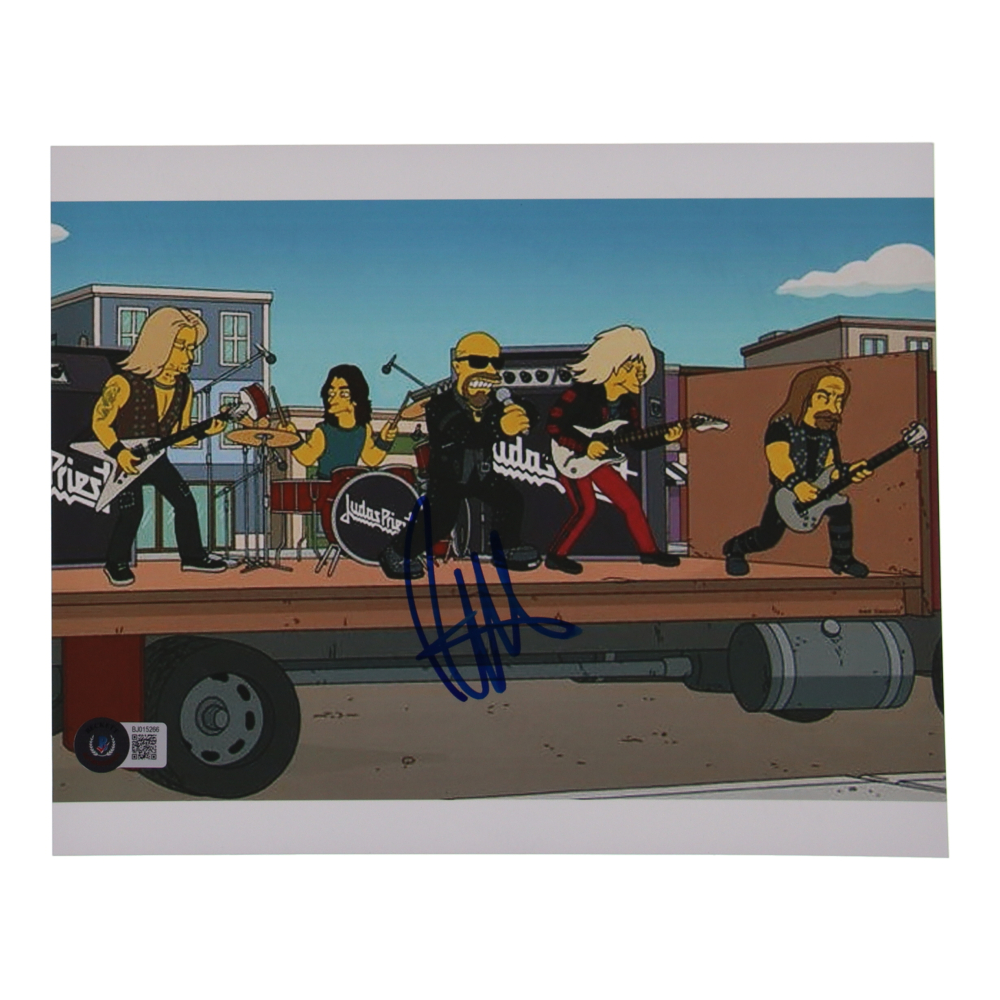 Rob Halford Signed "The Simpsons" 8x10 Photo (Beckett) | Pristine Auction