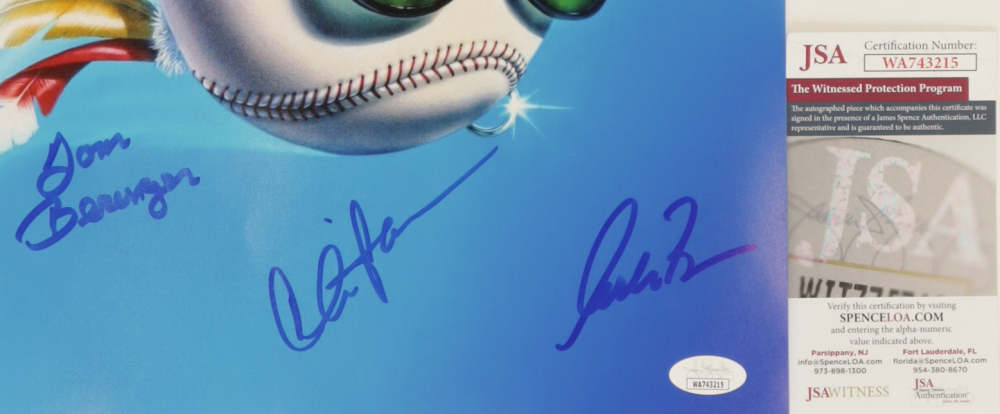 Charlie Sheen, Tom Berenger & Corbin Benson Signed "Major League" 11x17 ...