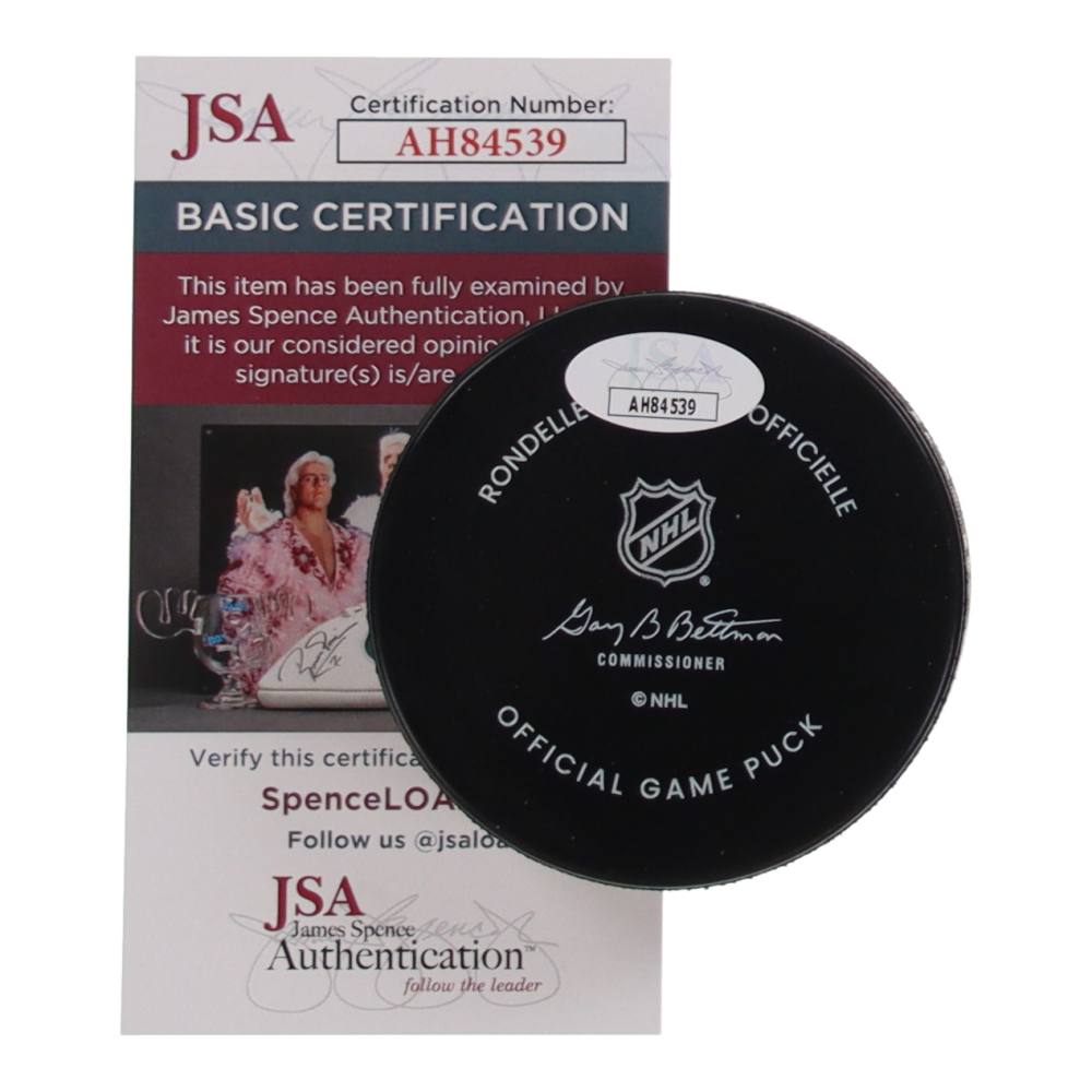 Bryan Rust Signed 2023 NHL Winter Classic Logo Hockey Puck (JSA ...