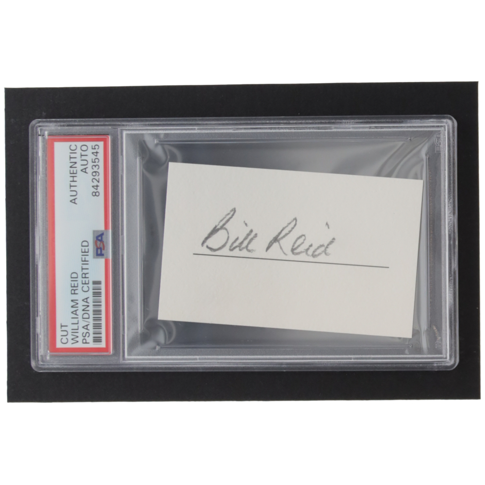William Reid Signed Cut (PSA) | Pristine Auction