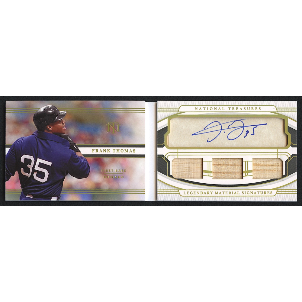Frank Thomas 2022 Panini National Treasures Legendary Material ...
