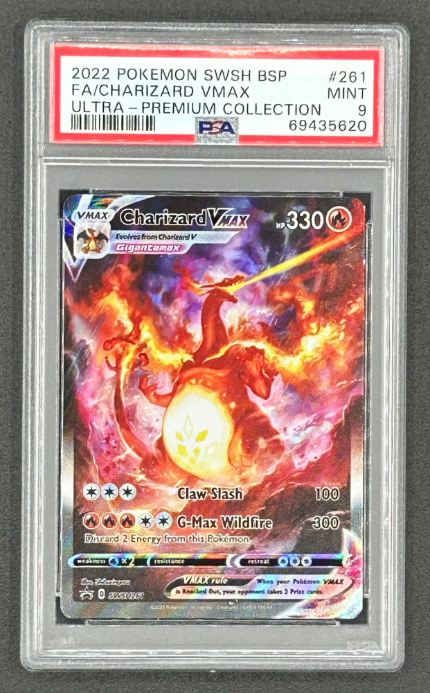 Charizard VMAX Pokemon 2022 Sword & Shield Promo SWSH#261 (PSA 9 ...