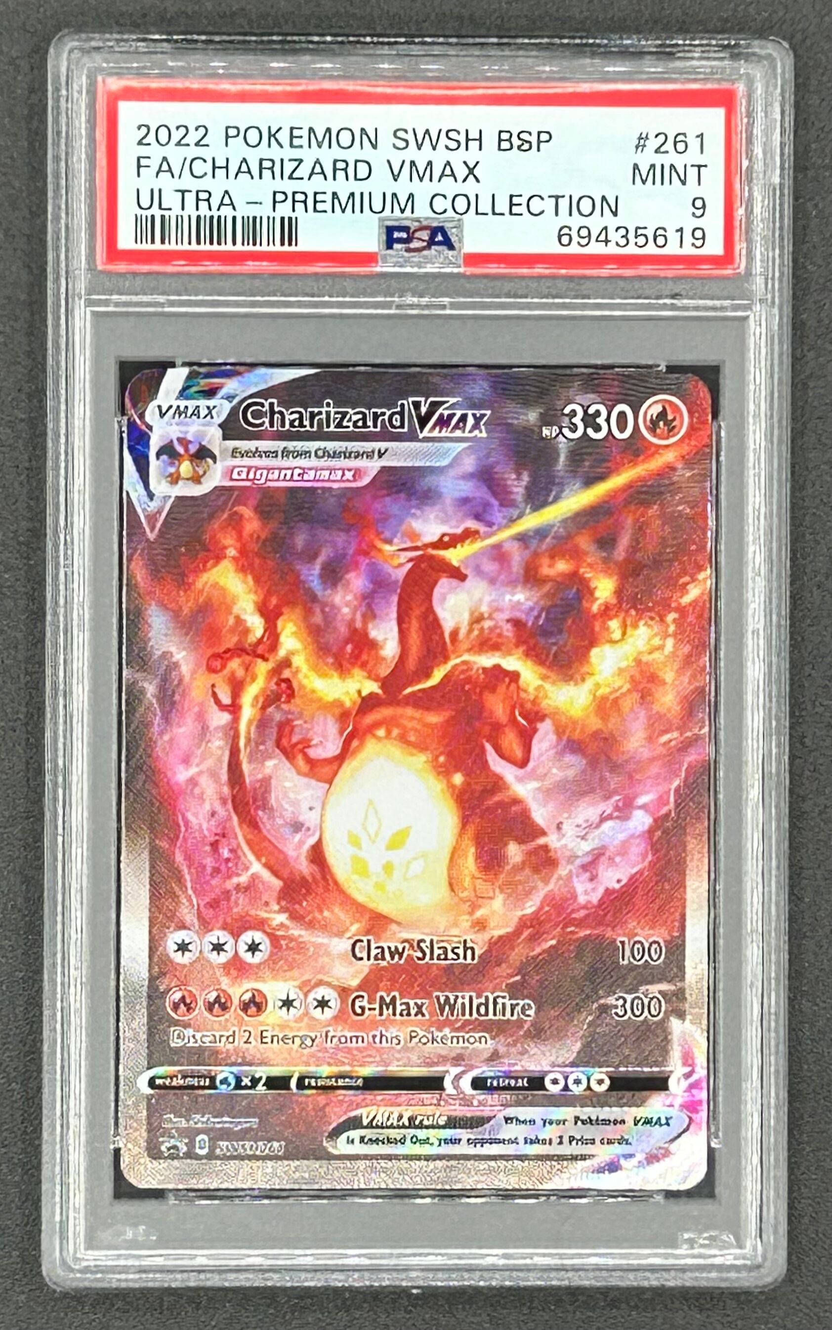 Charizard VMAX Pokemon 2022 Sword & Shield Promo SWSH#261 (PSA 9 ...