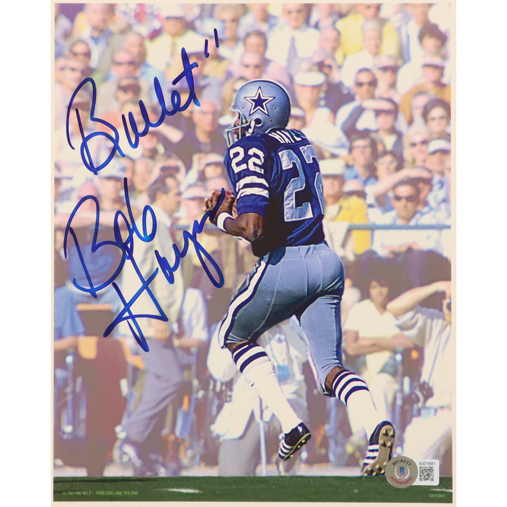 "Bullet" Bob Hayes Signed Cowboys 8x10 Photo (Beckett) | Pristine Auction