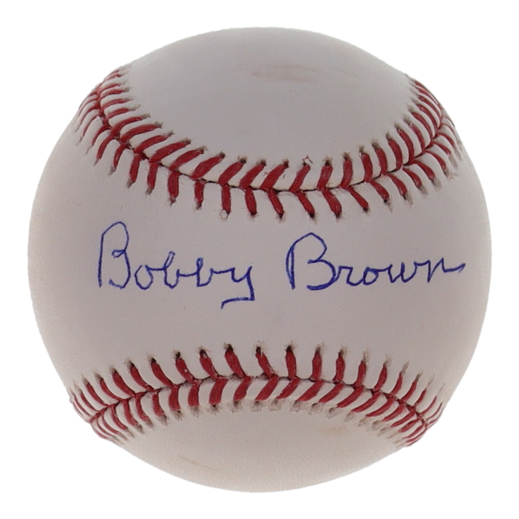 Bobby Brown Signed OML Baseball (Beckett) | Pristine Auction