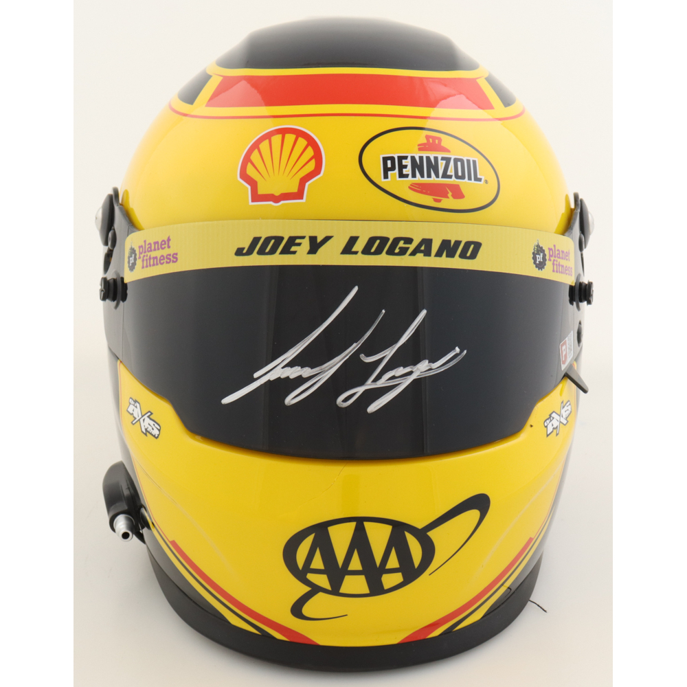 Joey Logano Signed NASCAR Shell-Pennzoil Full-Size Helmet (PA ...