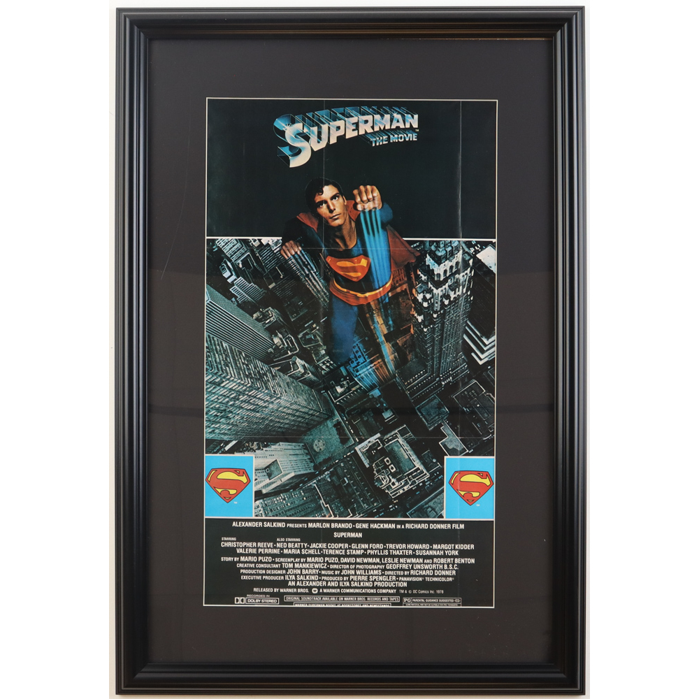 "Superman: The Movie" Custom Framed Movie Poster | Pristine Auction