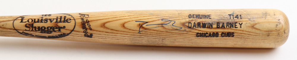 Darwin Barney Signed Louisville Slugger Player Model Baseball Bat ...