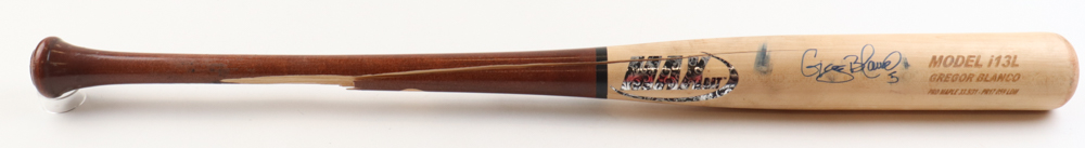 Gregor Blanco Signed Max Player Model Baseball Bat (Beckett) | Pristine ...
