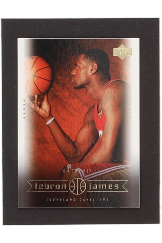 LeBron James 2003 Upper Deck LeBron James Box Set #17 / On the Air RC ...