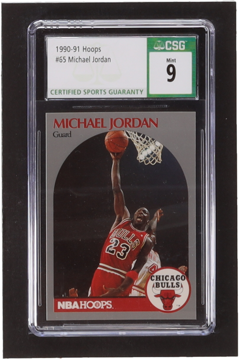 Michael Jordan 1990-91 Hoops #65 (CSG 9) | Pristine Auction
