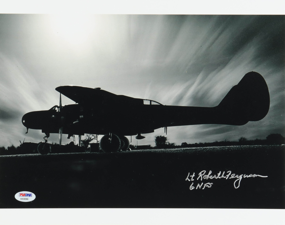 Robert L. Ferguson Signed 11x14 Photo Inscribed "6 NFS" (PSA ...