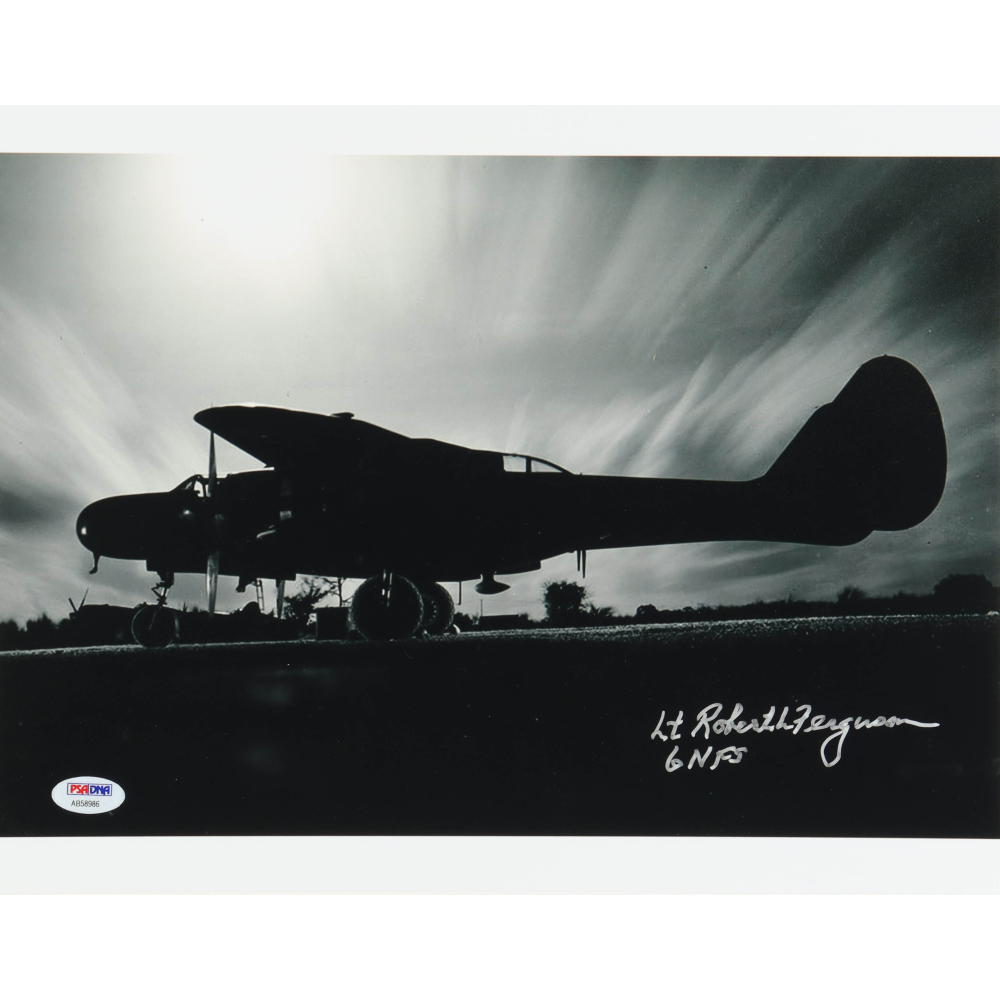 Robert L. Ferguson Signed 11x14 Photo Inscribed "6 NFS" (PSA ...