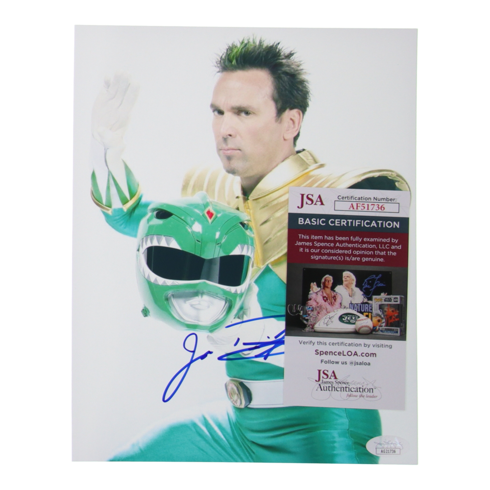 Jason David Frank Signed "Power Rangers" 8x10 Photo (JSA) | Pristine ...