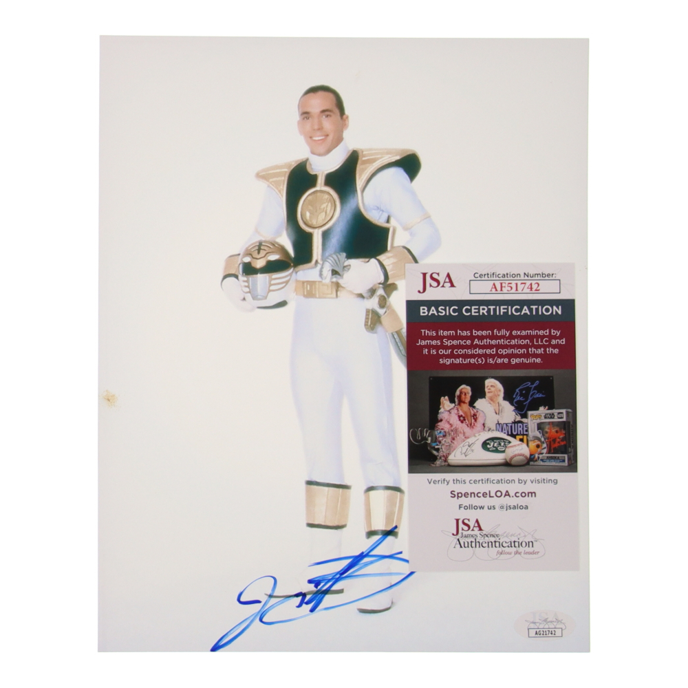 Jason David Frank Signed "Power Rangers" 8x10 Photo (JSA) | Pristine ...