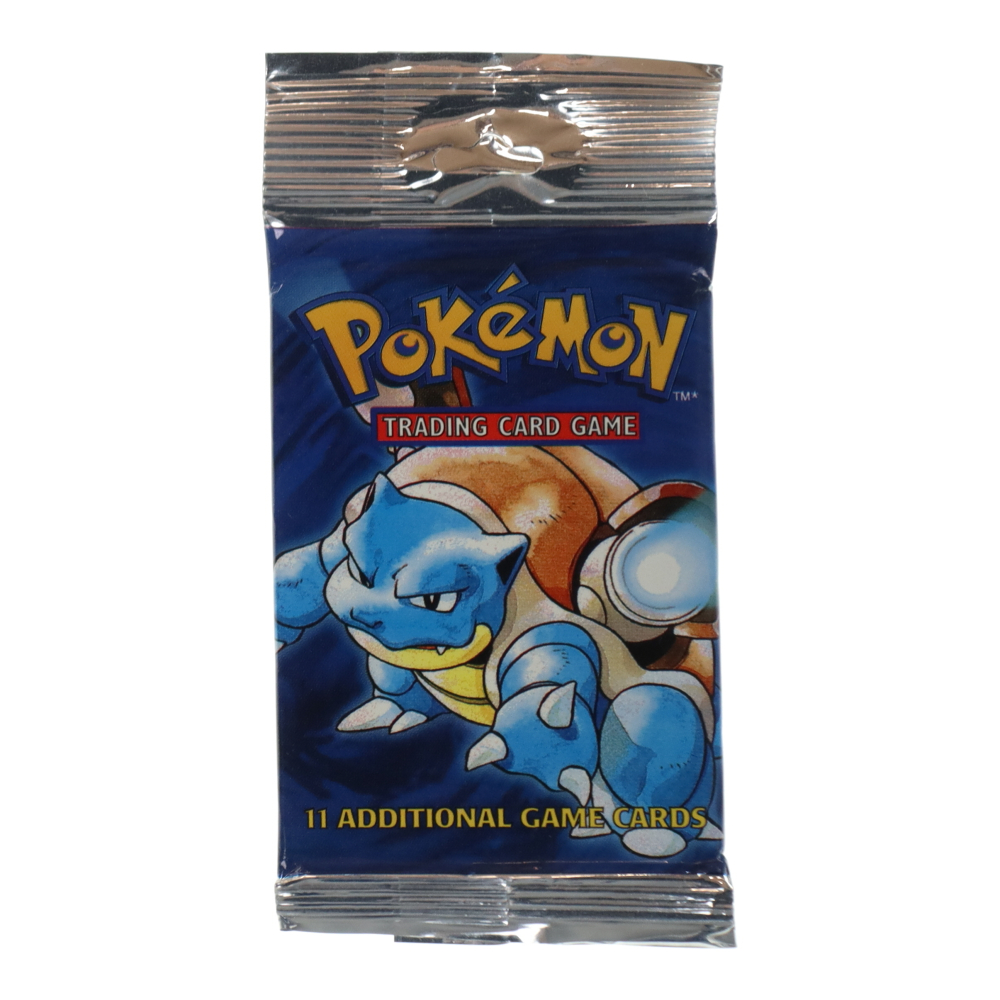 1999 Pokemon TCG Base Unlimited Long Stem Booster Pack with (11) Cards ...