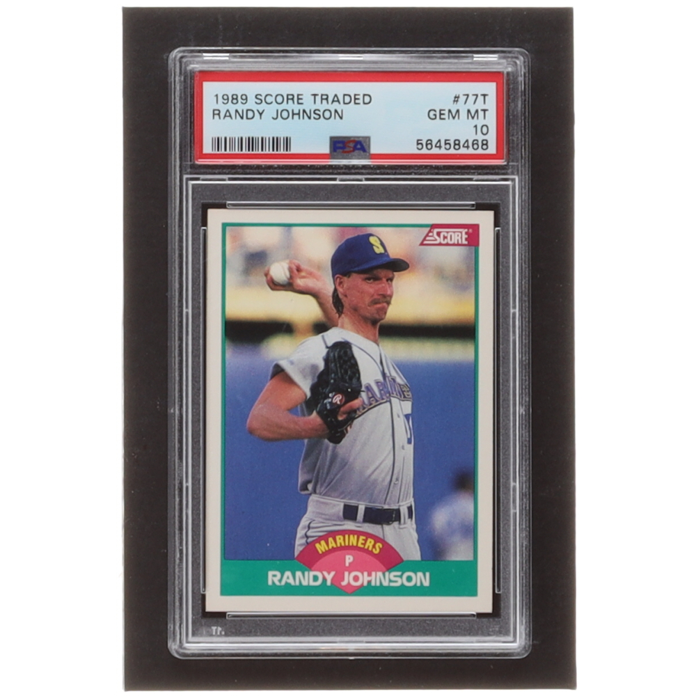 Randy Johnson 1989 Score Rookie/Traded #77T (PSA 10) | Pristine Auction