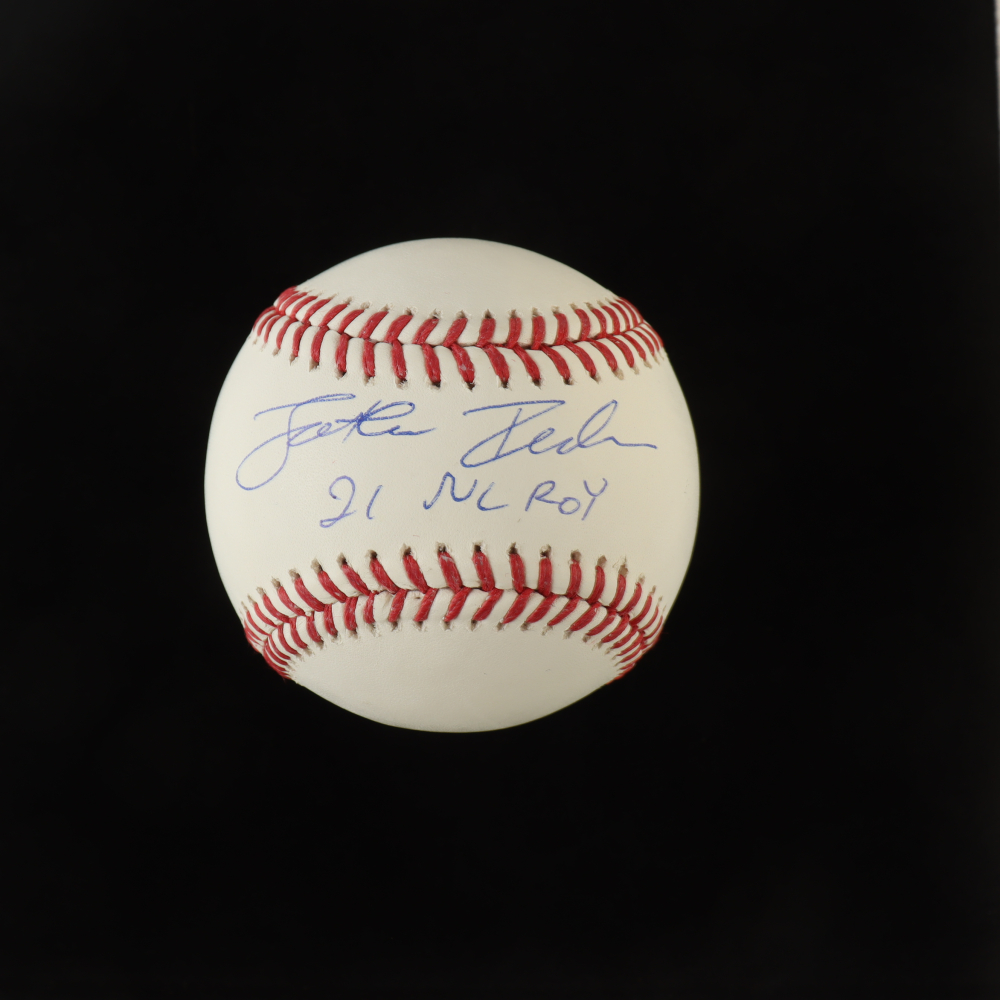 Jonathan India Signed OML Baseball Inscribed "21 NL ROY" (PSA ...