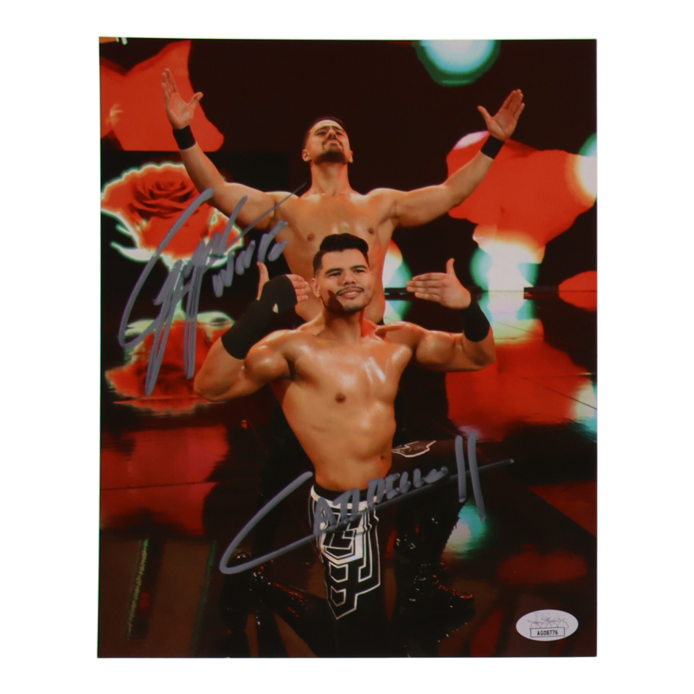 Angel Garza & Humberto Carrillo Signed WWE 8x10 Photo (JSA) | Pristine ...