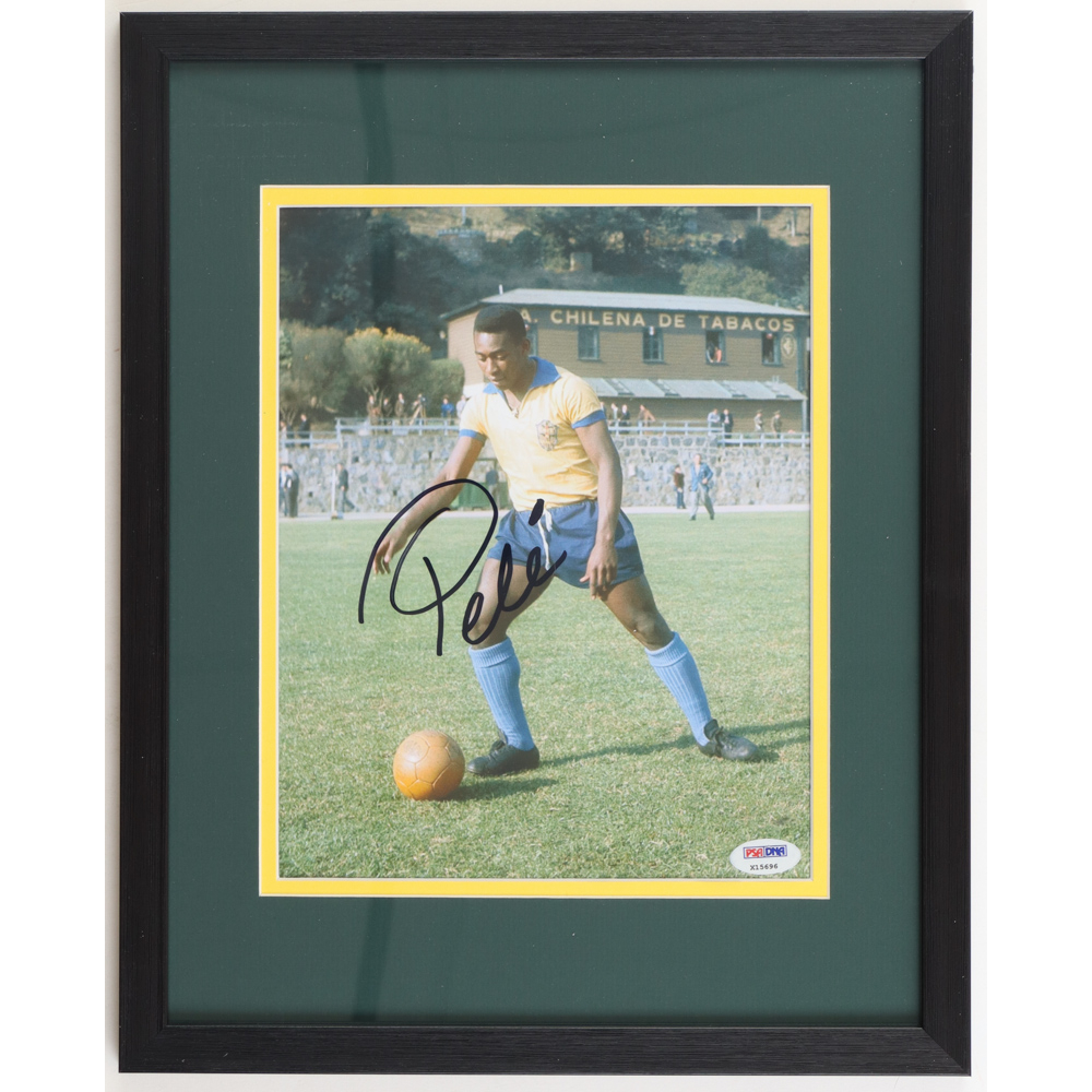 Pele Signed Team Brazil Custom Framed Photo Display (PSA) | Pristine ...