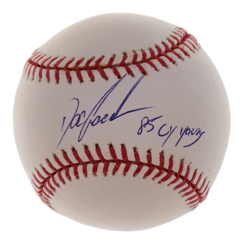 Dwight "Doc" Gooden Signed OML Baseball Inscribed "85 Cy Young" (JSA ...