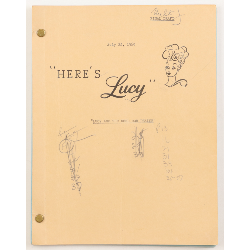 "Here's Lucy" TV Episode Script | Pristine Auction