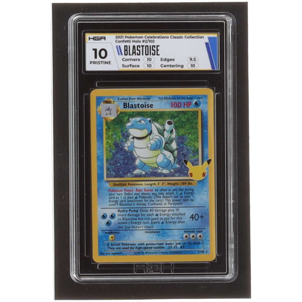 Blastoise 2021 Pokemon Celebrations Classic Collection Confetti ...