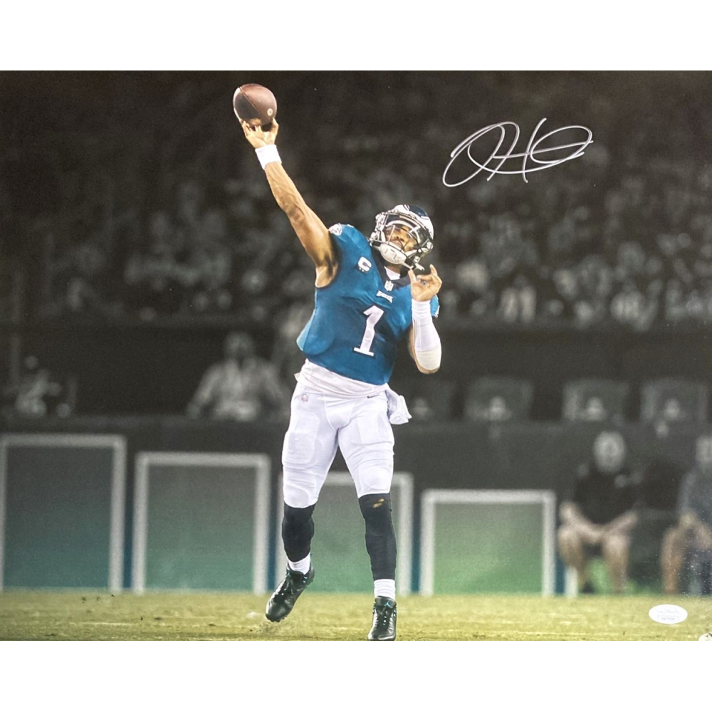 Jalen Hurts Signed Eagles 16x20 Photo (JSA) | Pristine Auction