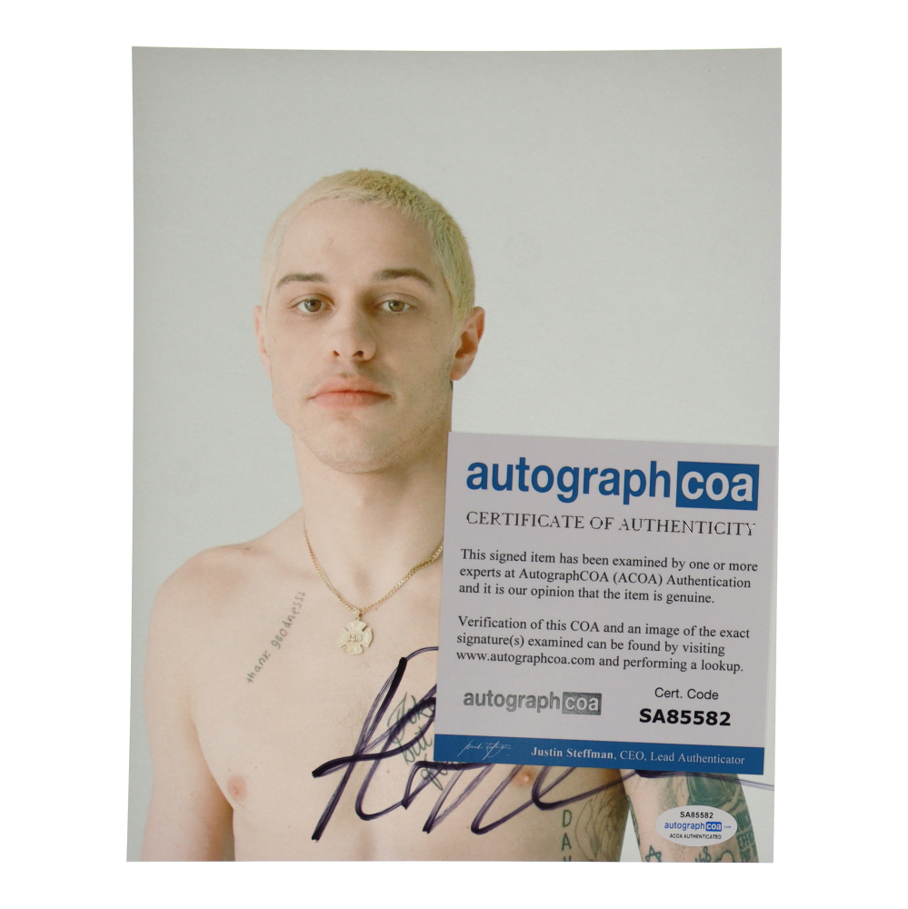 Pete Davidson Signed 8x10 Photo (ACOA) | Pristine Auction