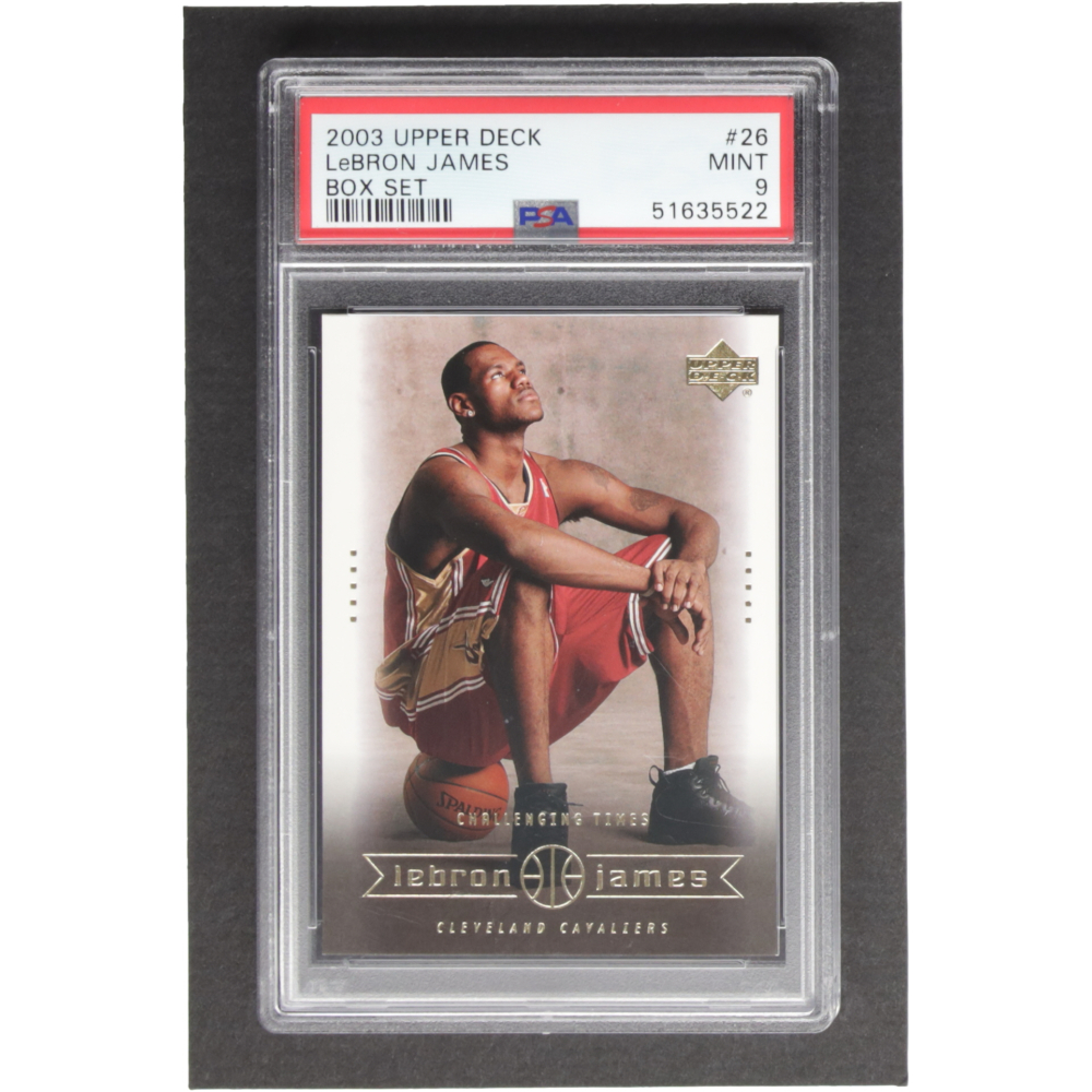 LeBron James 2003 Upper Deck LeBron James Box Set #26 RC / Challenging ...