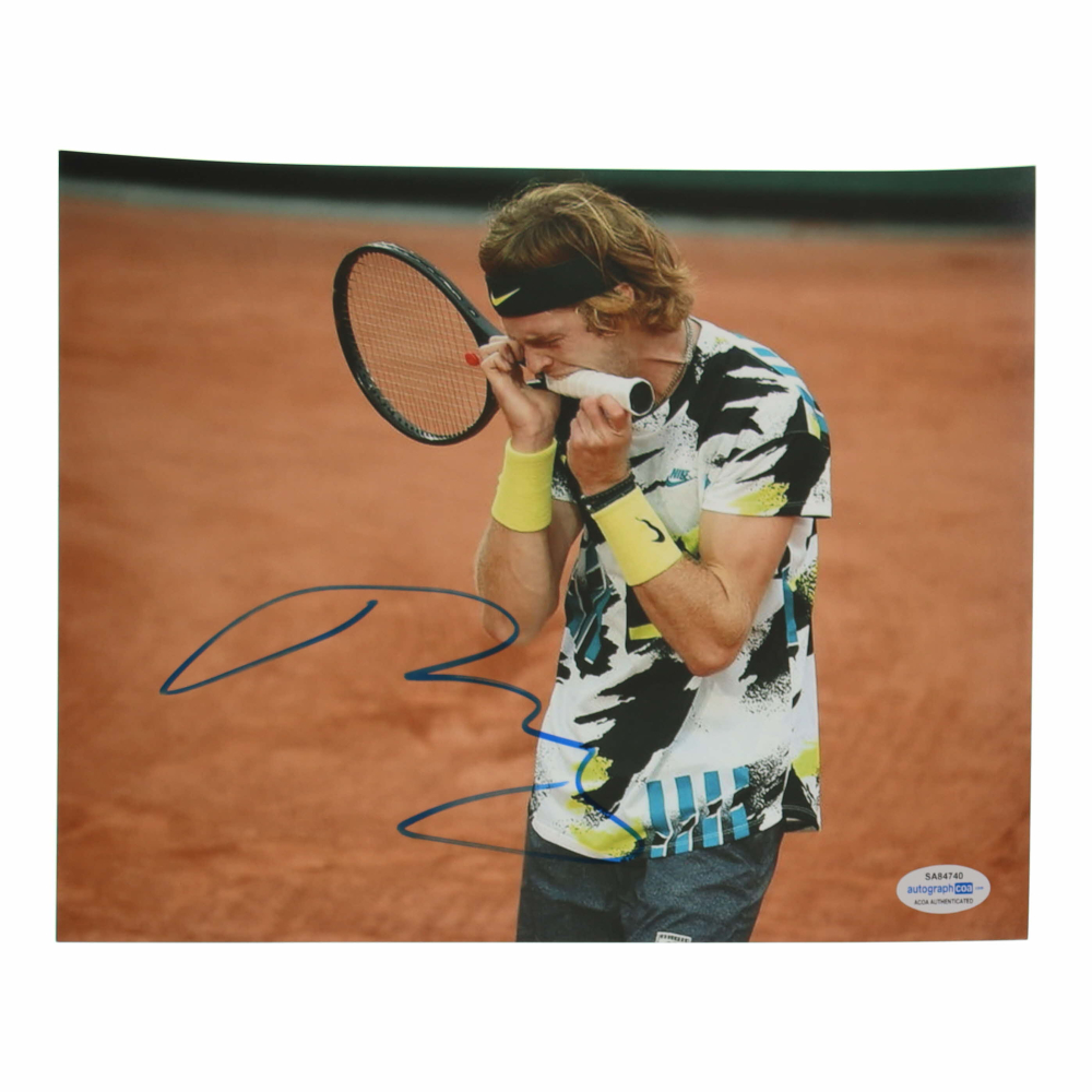 Andrey Rublev Signed 8x10 Photo (ACOA) | Pristine Auction