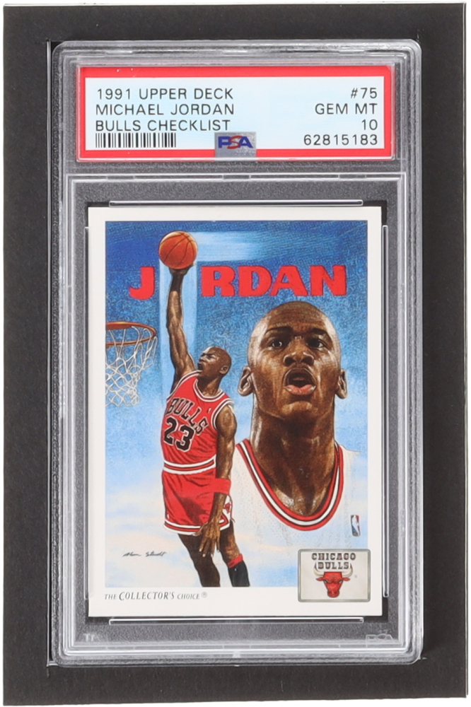 Michael Jordan 1991-92 Upper Deck #75 TC (PSA 10) | Pristine Auction