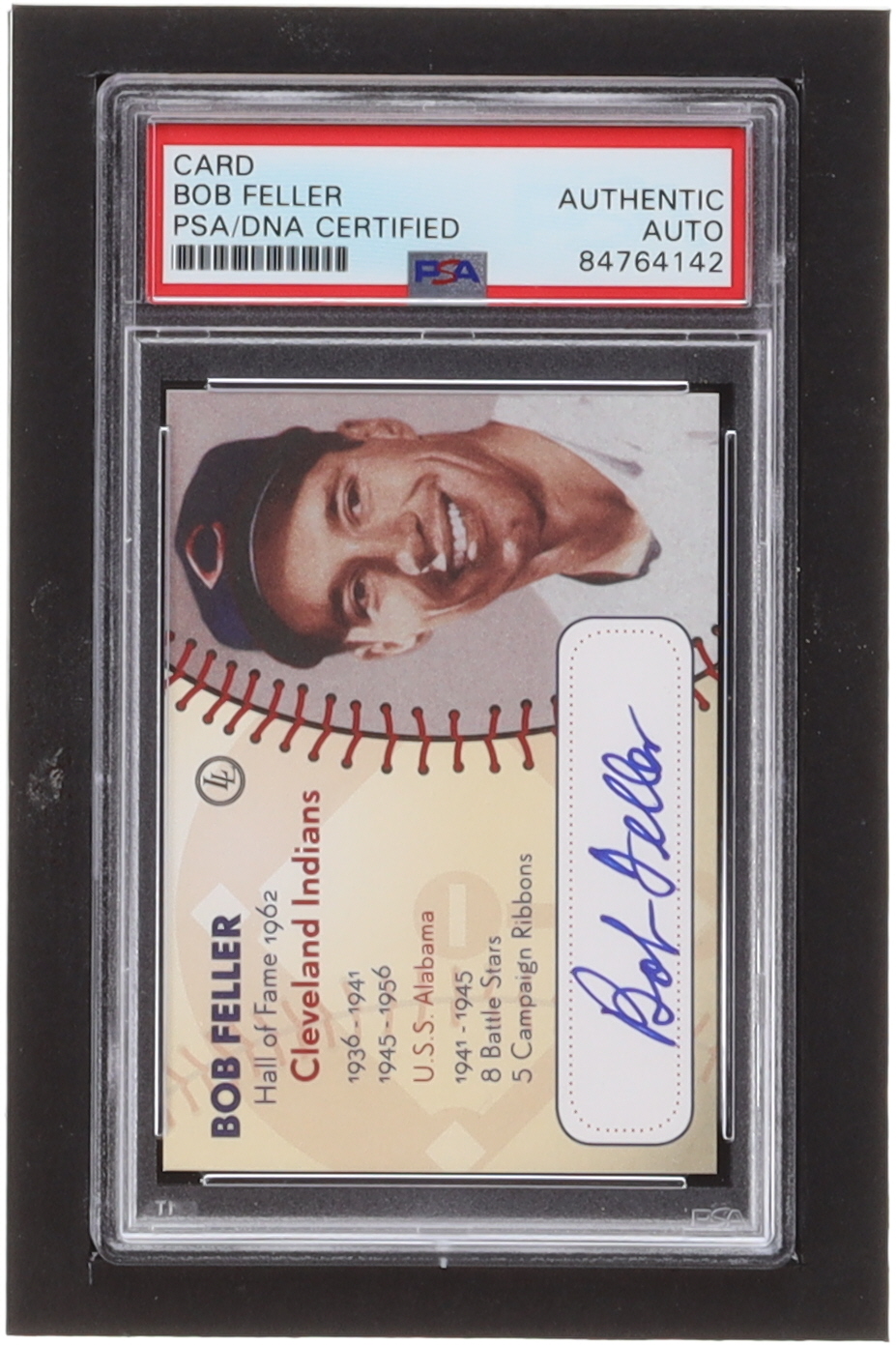Bob Feller Signed Trading Card (PSA & Beckett) | Pristine Auction