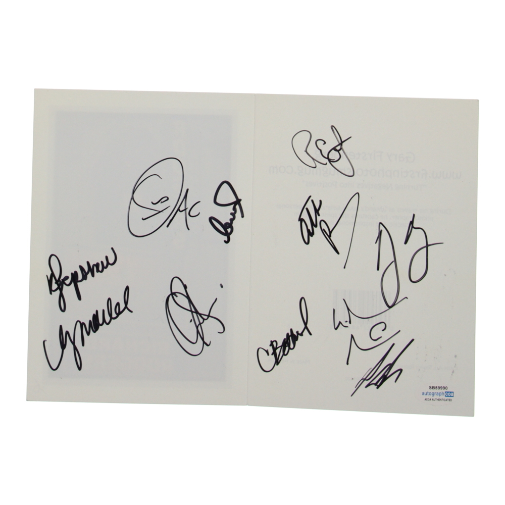 Greeting Card "Hamilton" Cast Signed By (11) Lin-Manuel Miranda, Alysha ...