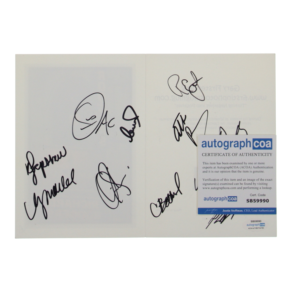 Greeting Card "Hamilton" Cast Signed By (11) Lin-Manuel Miranda, Alysha ...