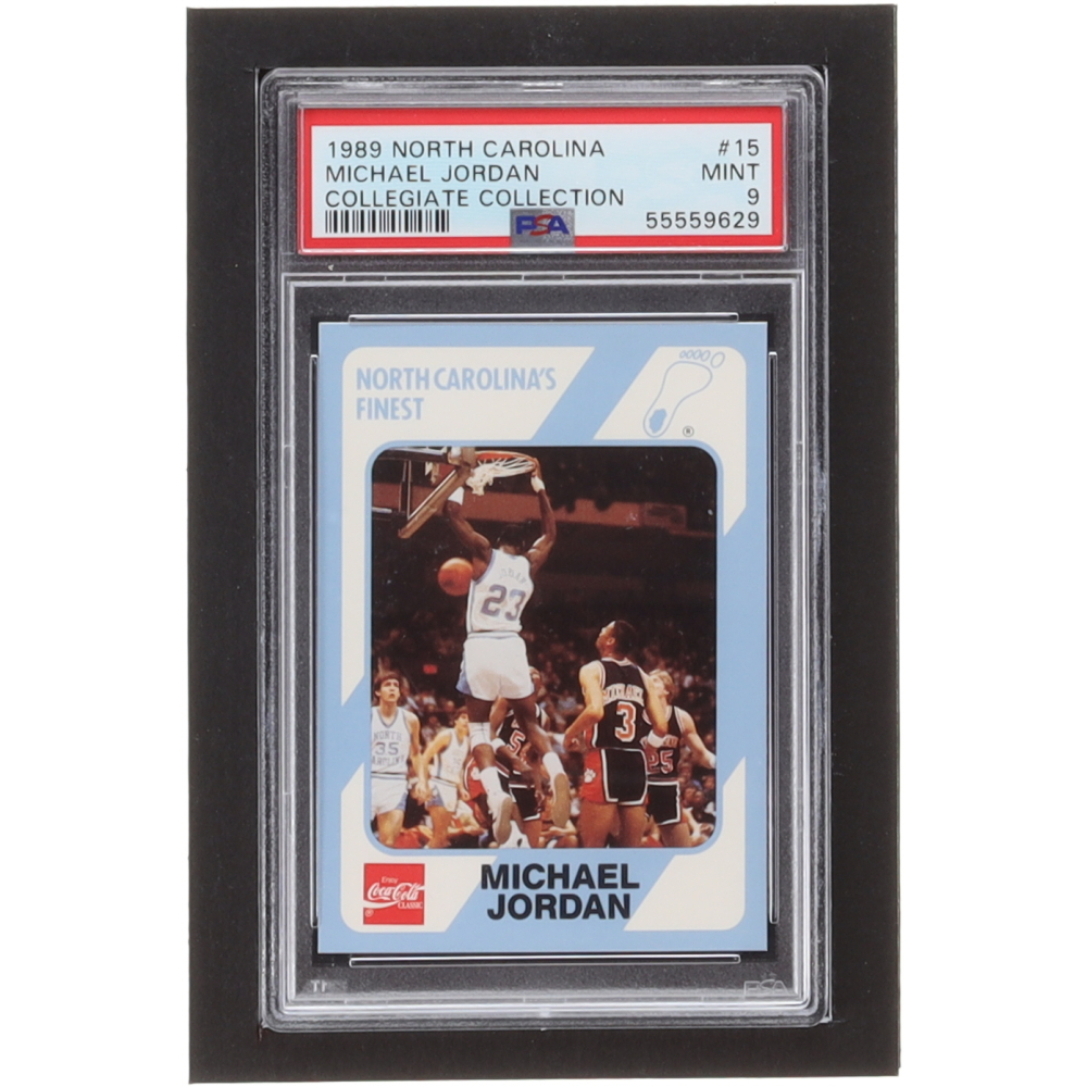 Michael Jordan 1989-90 North Carolina Collegiate Collection #15 (PSA 9 ...