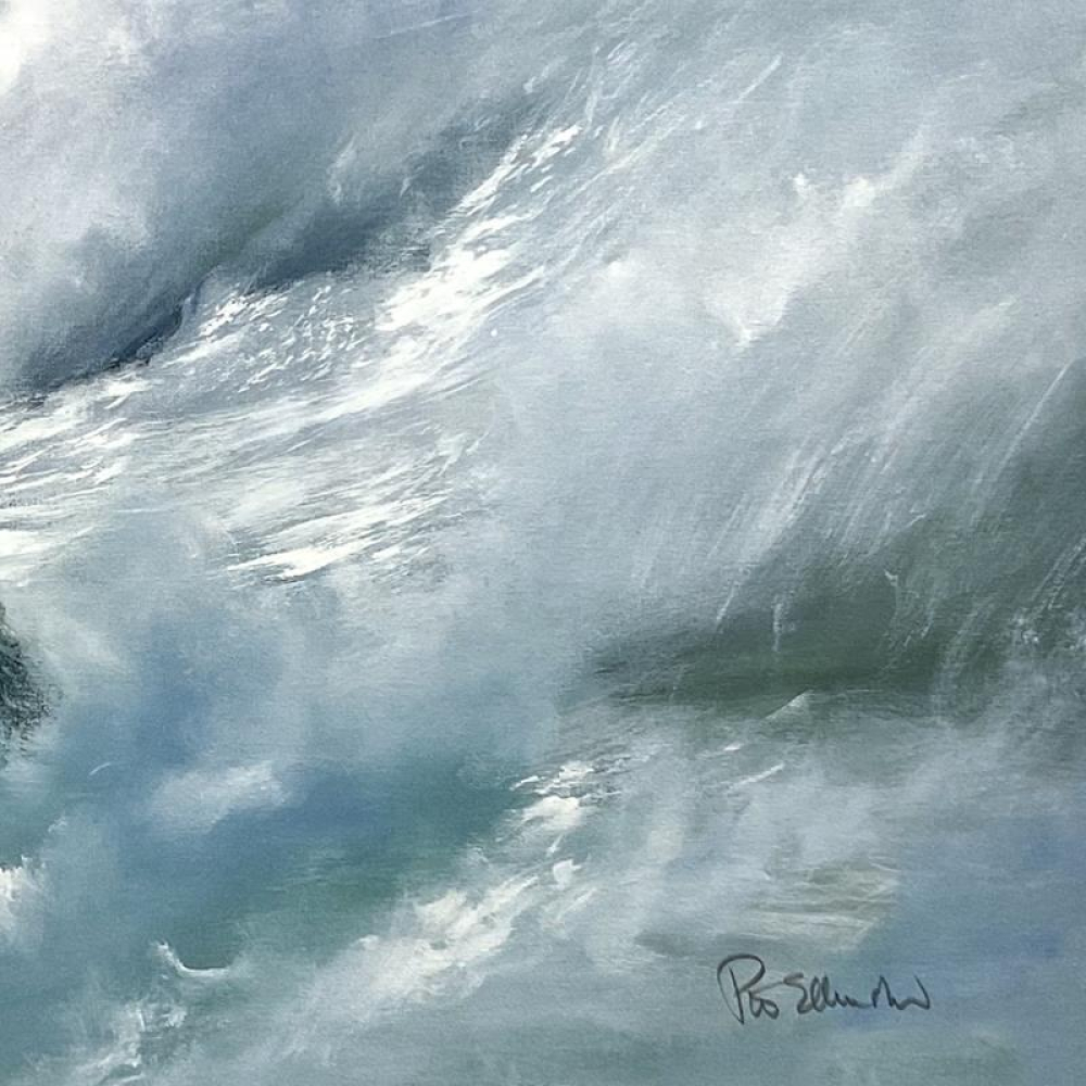 Peter Ellenshaw Signed "Where Forces Meet" LE Numbered 22x35 Lithograph ...