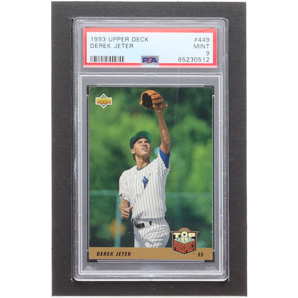 Derek Jeter 1993 Upper Deck #449 RC (PSA 9) | Pristine Auction
