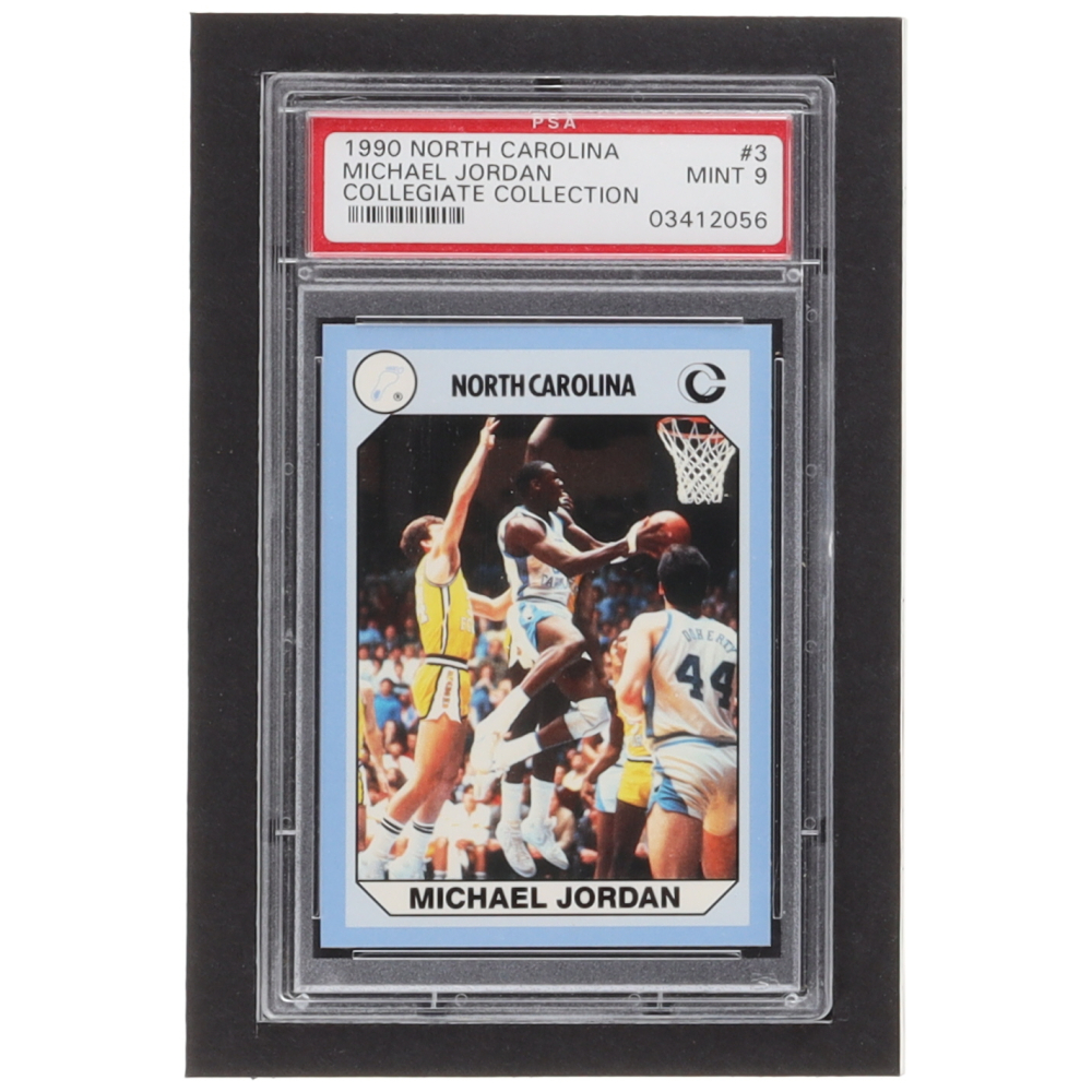Michael Jordan 1989-90 North Carolina Collegiate Collection #3 (PSA 9 ...