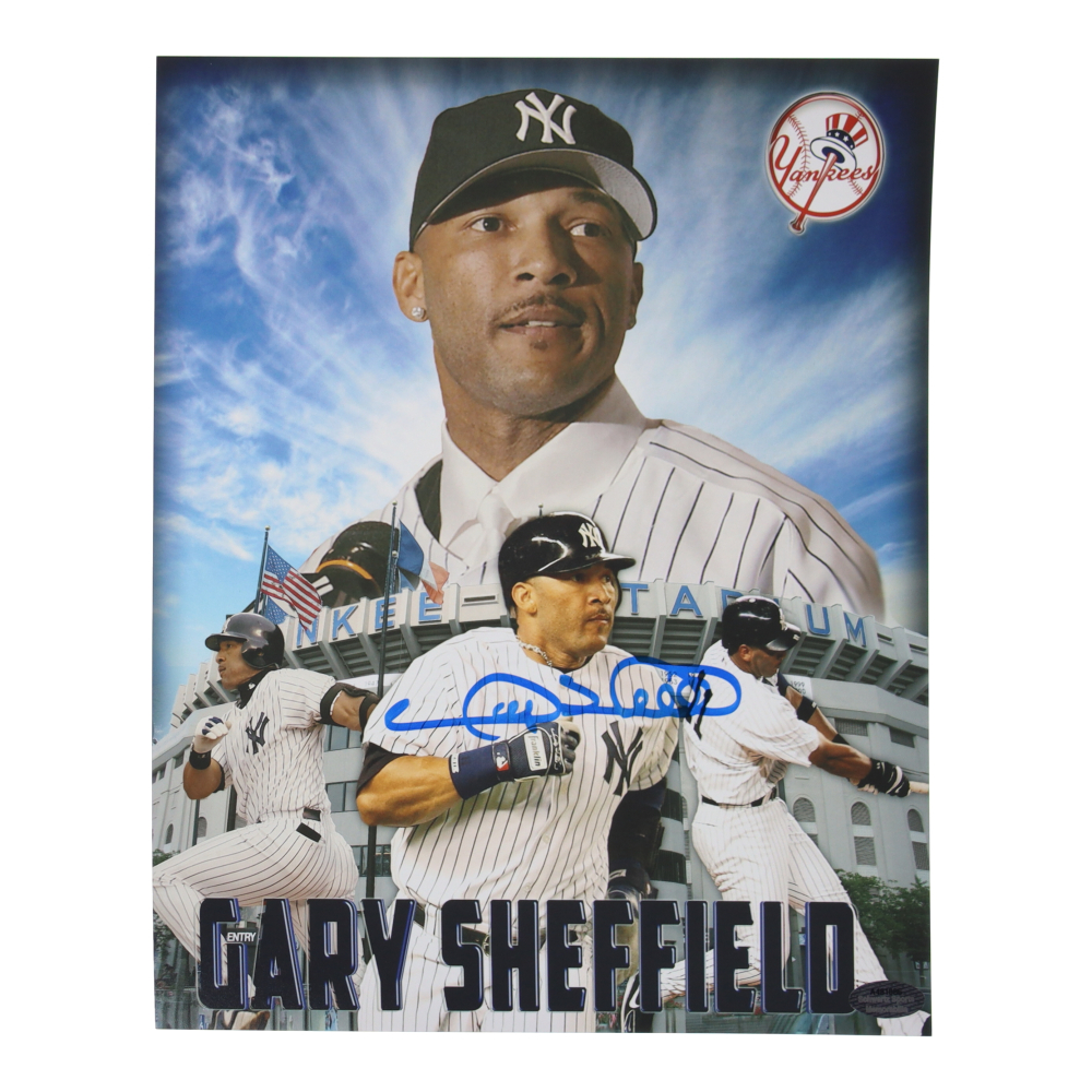 Gary Sheffield Signed Yankees 8x10 Photo (Schwartz) | Pristine Auction