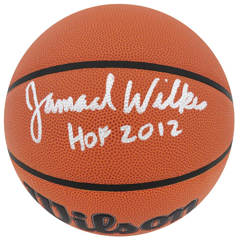 Jamaal Wilkes Signed NBA Basketball Inscribed "HOF 2012" (Schwartz ...