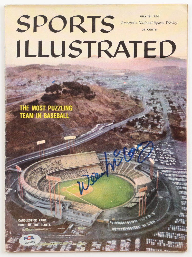 Willie McCovey Signed 1960 Sports Illustrated Magazine (PSA) | Pristine Auction