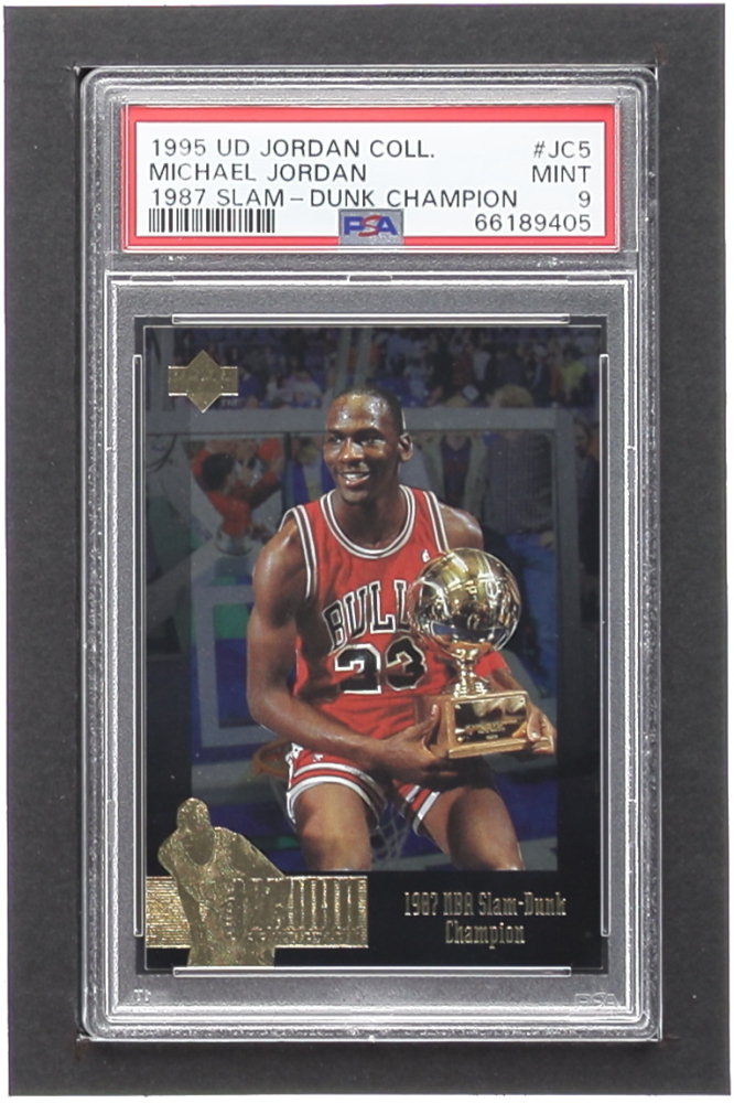 Michael Jordan 1995-96 Upper Deck Jordan Collection #JC5 / Slam Dunk ...
