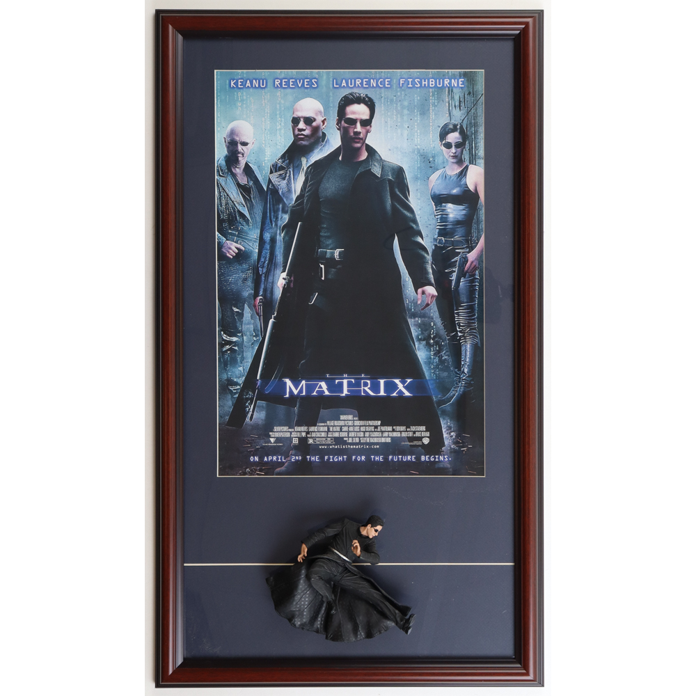 "Matrix" Custom Framed Display With Neo Action Figure | Pristine Auction
