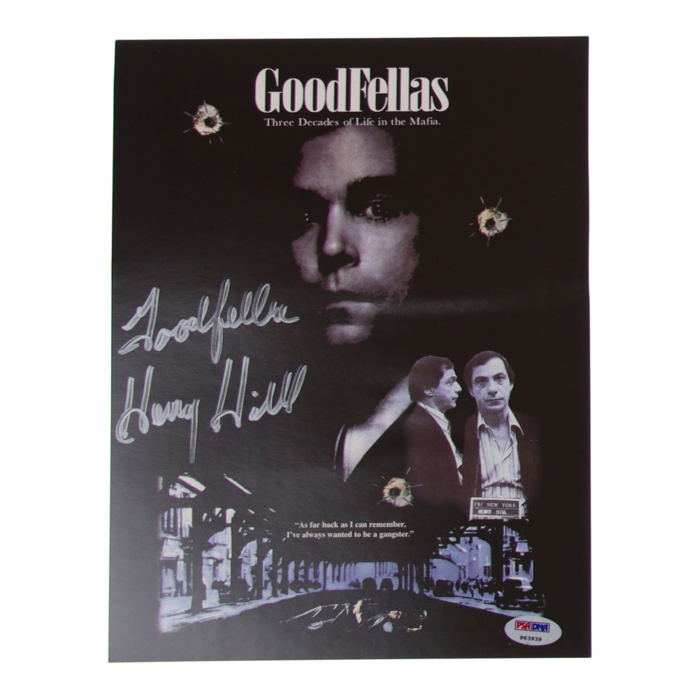Henry Hill Signed "Goodfellas" 8.5x11 Photo Inscribed "Goodfella" (PSA ...